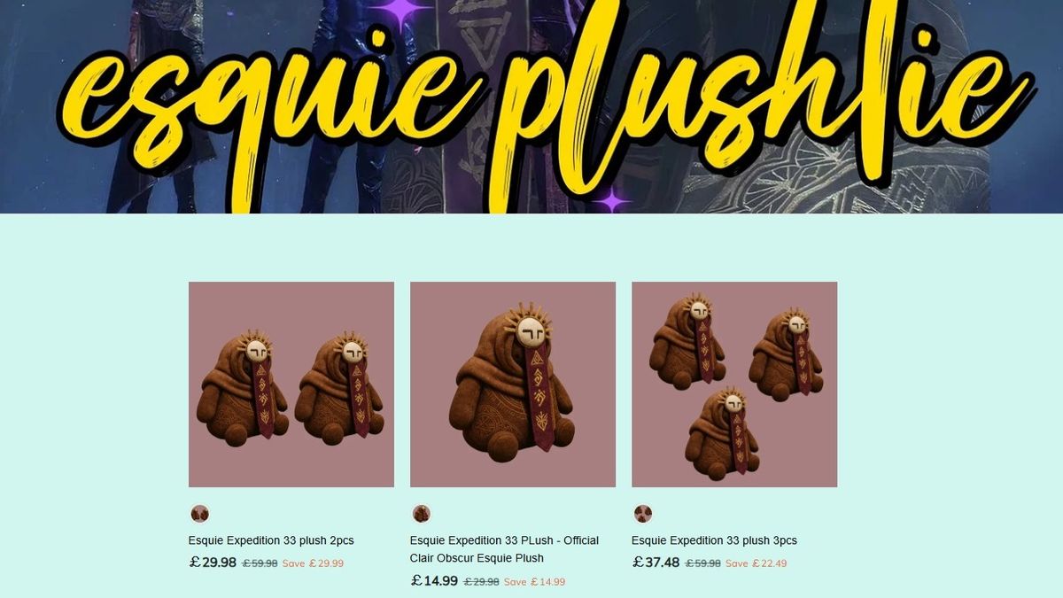 当心假的Esquie Plushies，Clair Subbur：Expedition 33在其中有正式商品 - 0x资讯