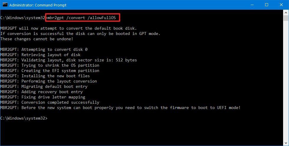 How to convert MBR to GPT drive to switch BIOS to UEFI on Windows 10 | Windows Central