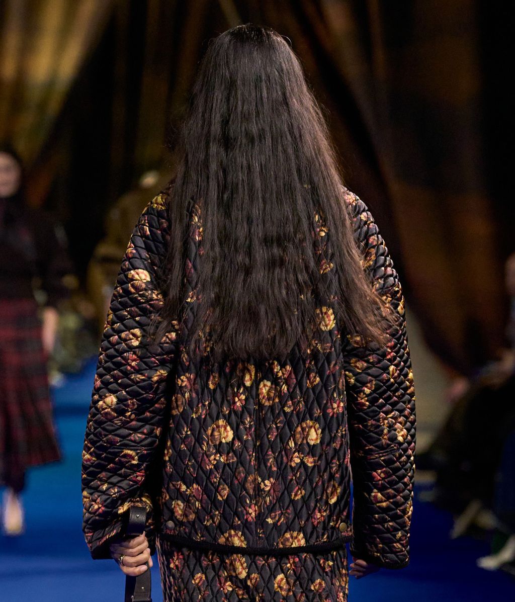 Burberry A/W 2025 beauty: a runway cast with long hair | Wallpaper*