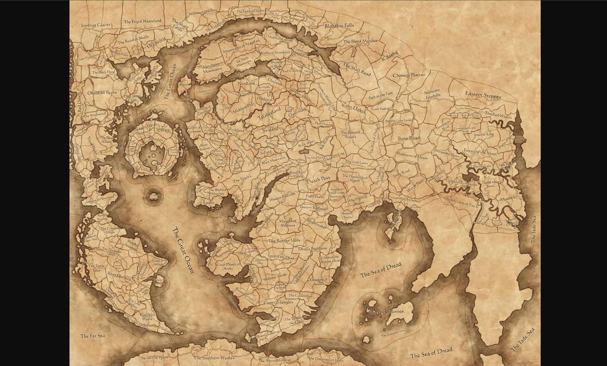 Total War: Warhammer 3 Immortal Empires map and Sea Lanes revealed ...