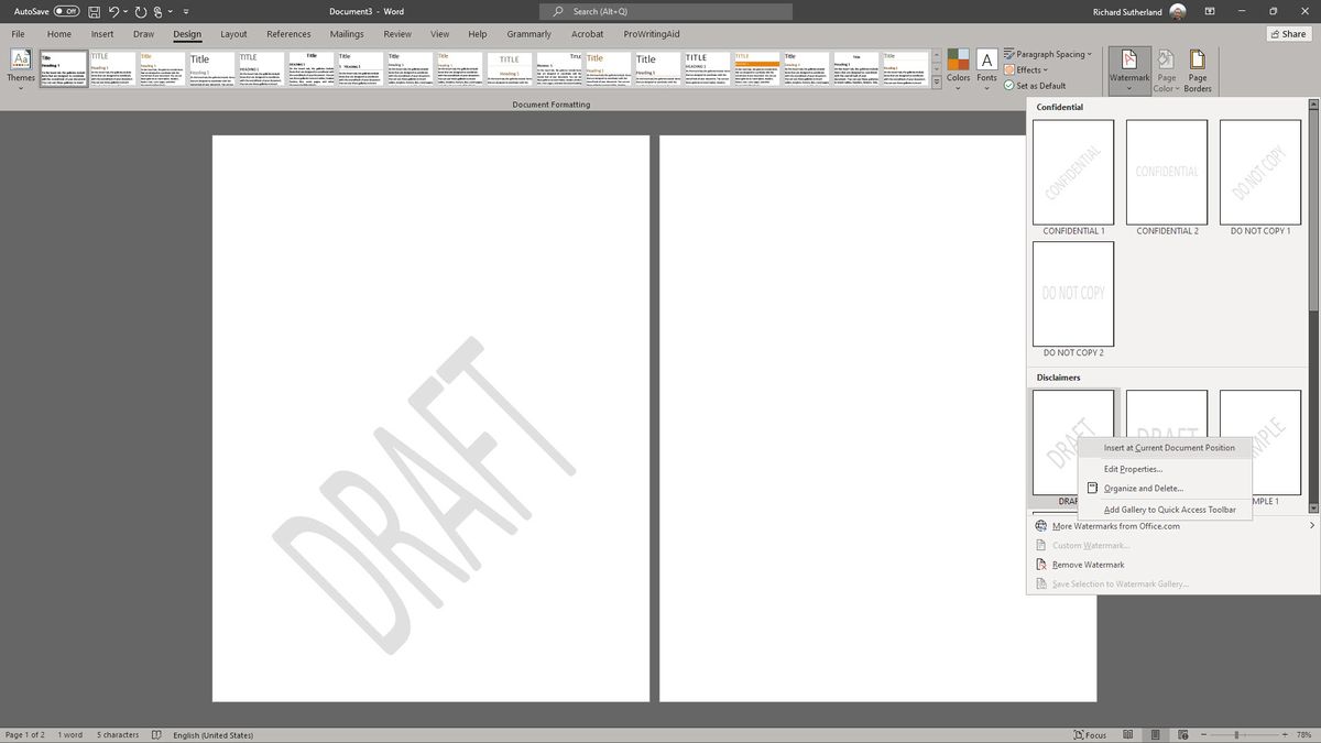 How to create watermarks in Microsoft Word | ITPro