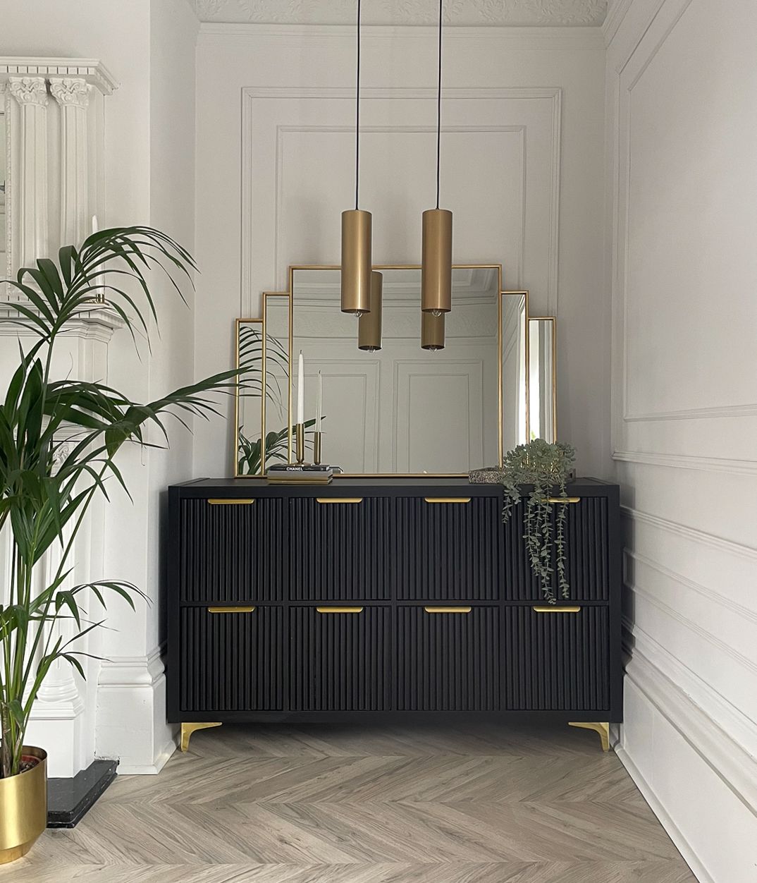 This IKEA hack turns a KALLAX unit into a luxe sideboard | Livingetc