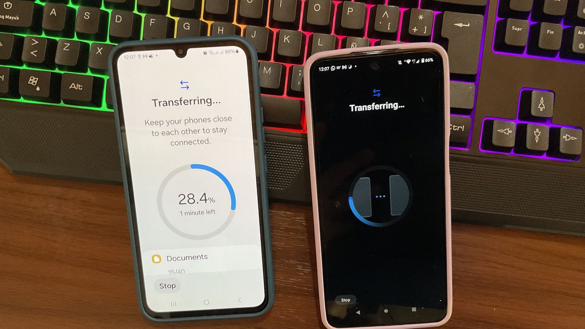 How to transfer from an old Samsung phone to a new one with Smart ...