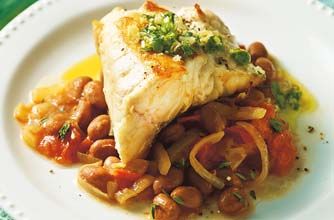 Red snapper with a tomato and bean sauce | Italian Recipes | GoodtoKnow