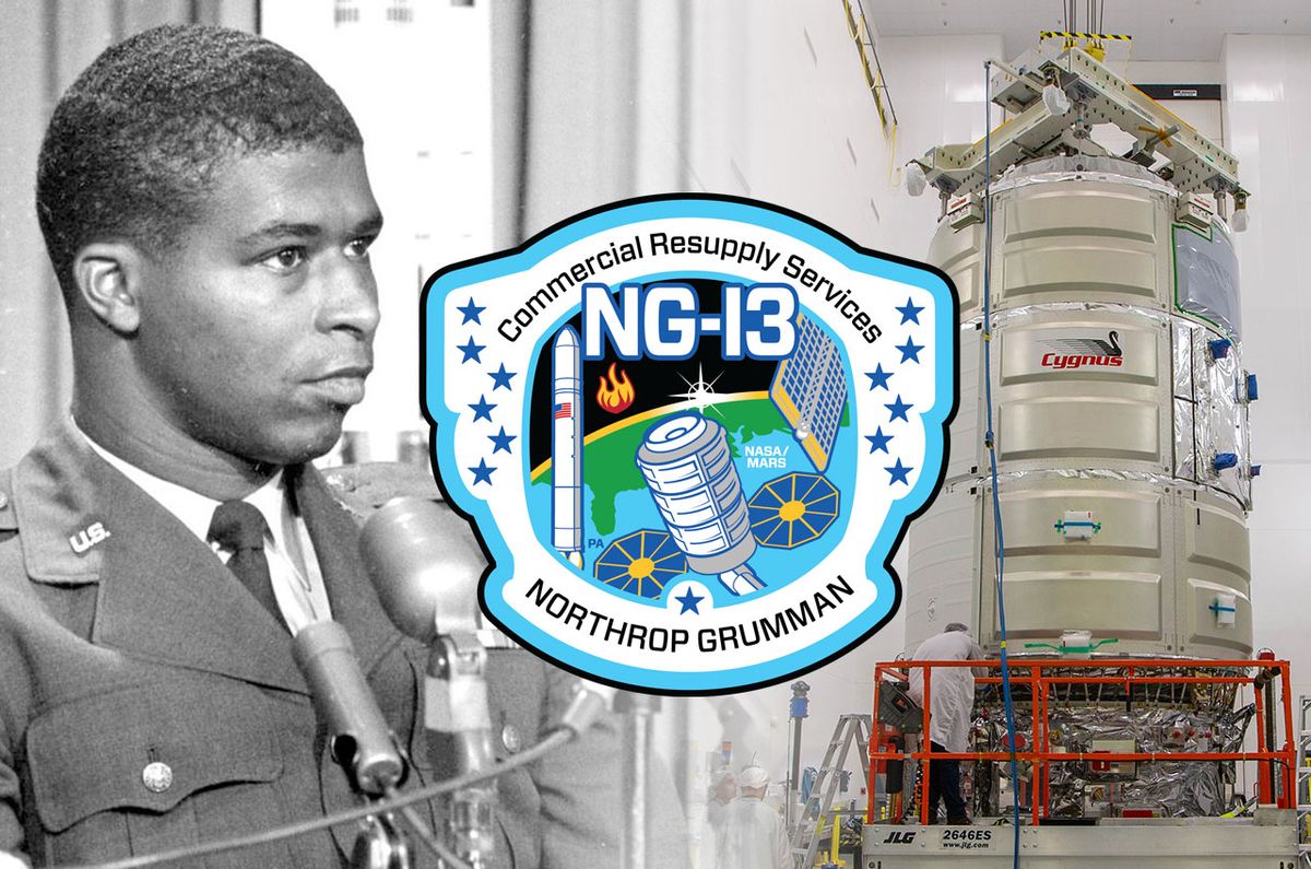 Northrop Grumman names Cygnus spacecraft for first African American ...