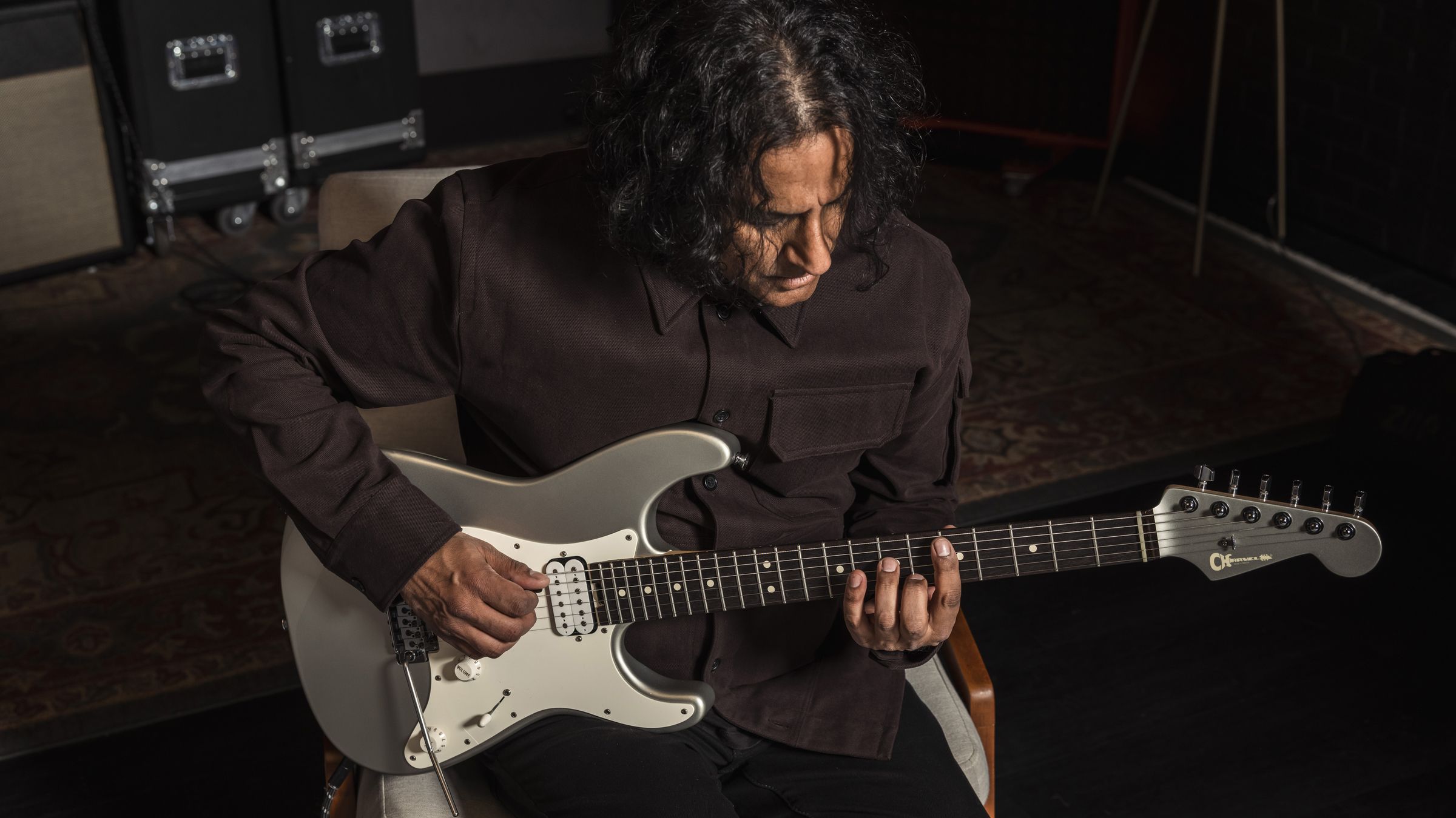 The new Charvel Prashant Aswani signature model is an Inca Silver ...