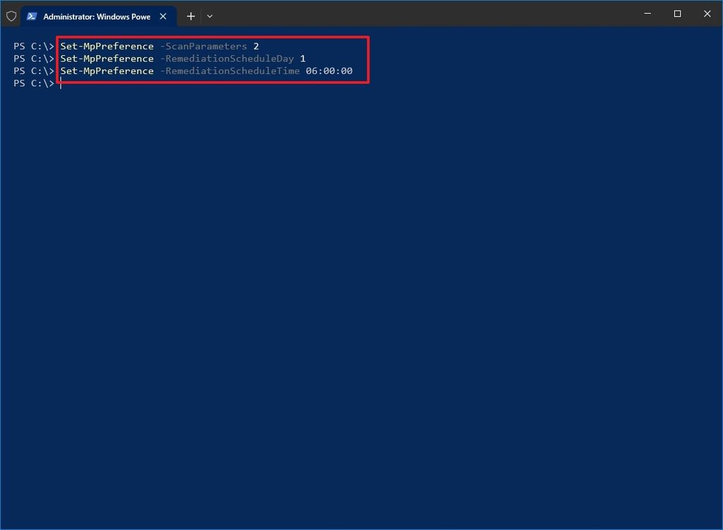 How to manage Microsoft Defender Antivirus with PowerShell on Windows ...