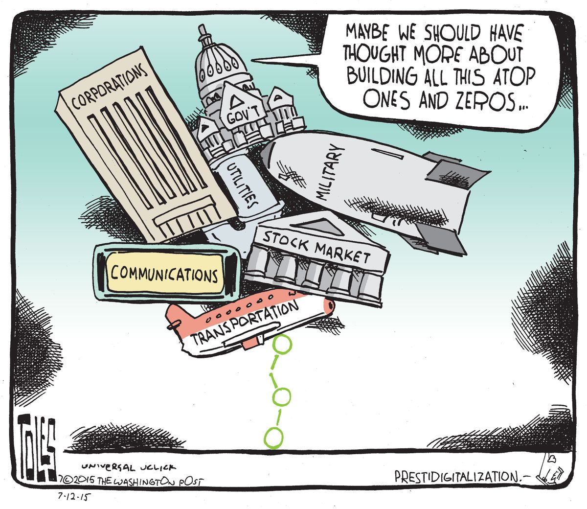 Editorial cartoon U.S. Government Cybersecurity | The Week