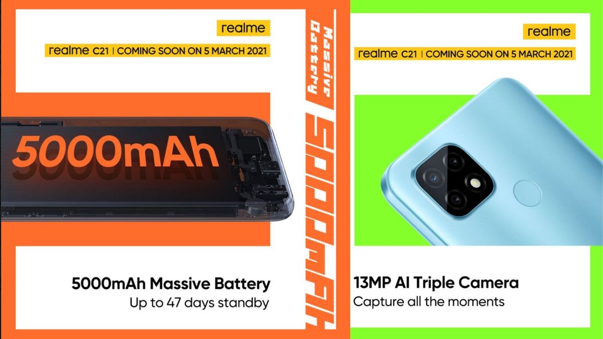 Realme C21 full specifications leaked ahead of March 5 launch | TechRadar