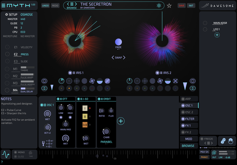 Dawesome's MYTH looks like one of the most innovative soft synths released in 2024 so far ...
