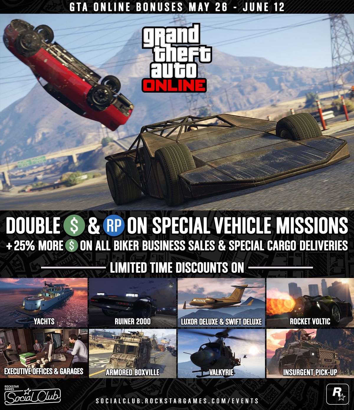 GTA Online gets new bonuses and discounts for a limited time | PC Gamer