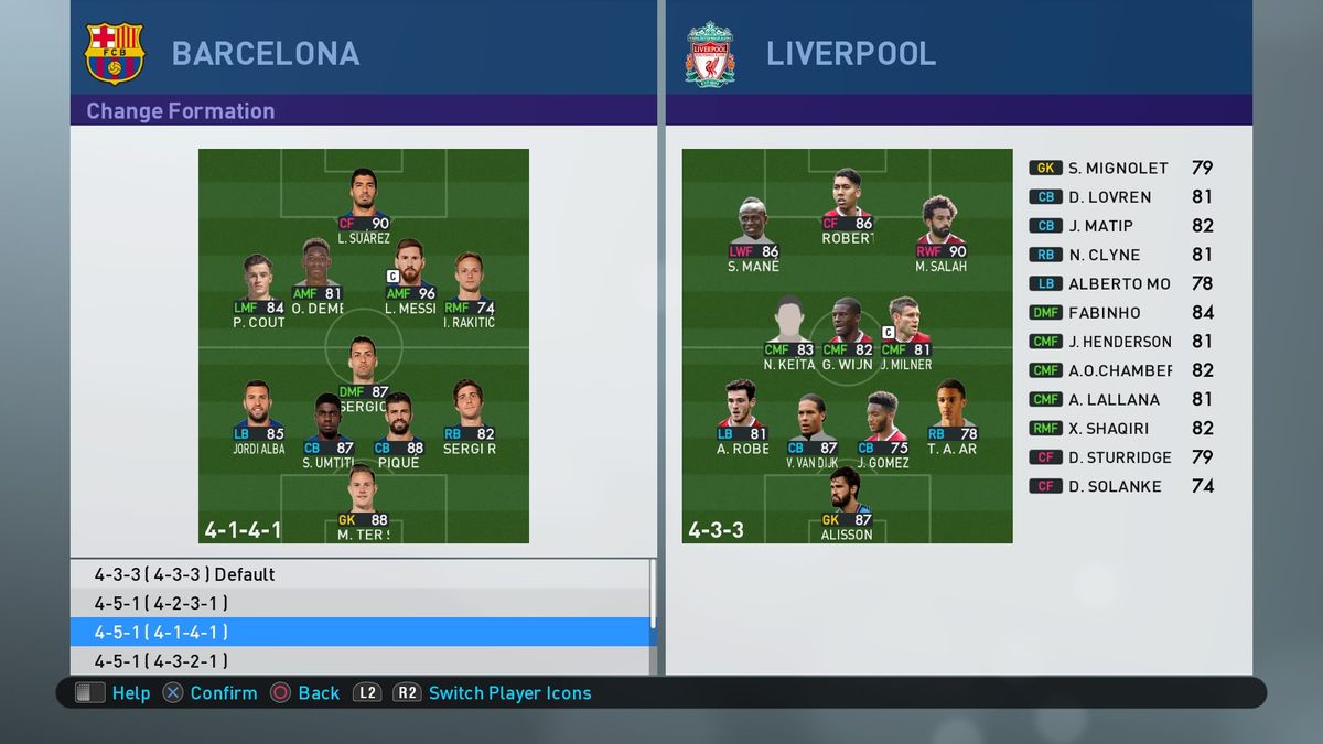 The 5 best PES 2019 formations explained | GamesRadar+