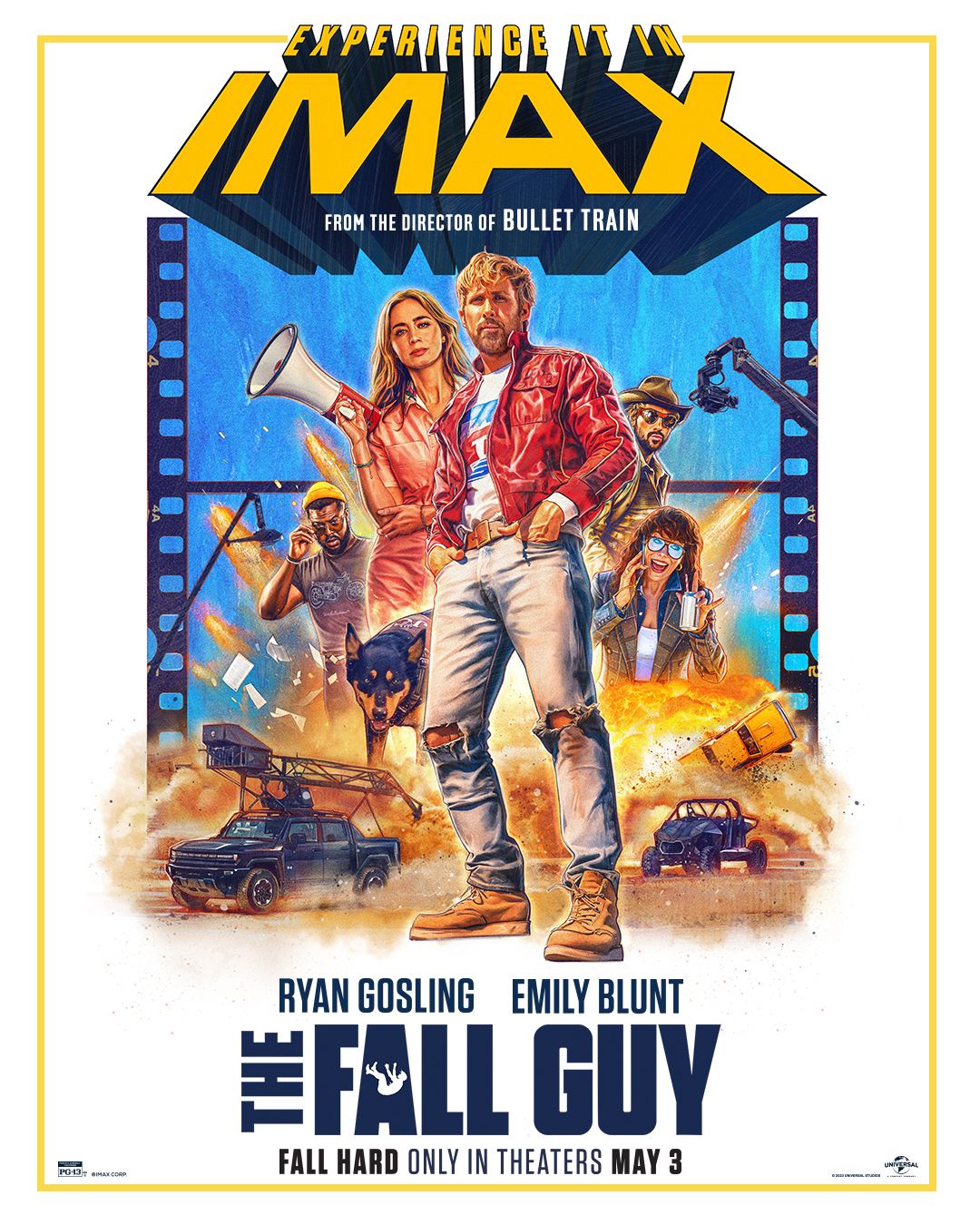 The Fall Guy poster proves that ‘80s design is back with a bang ...