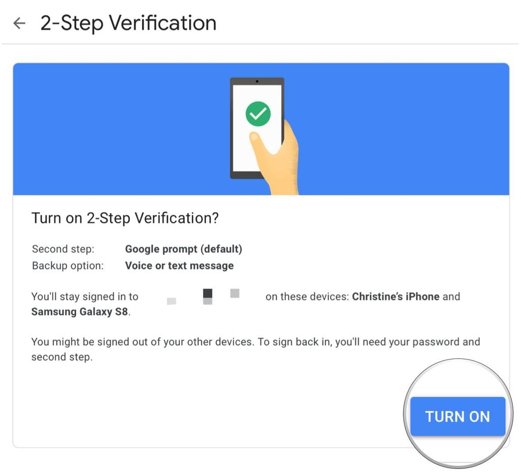 How to set up 2-step verification for Google and Gmail on your iPhone ...