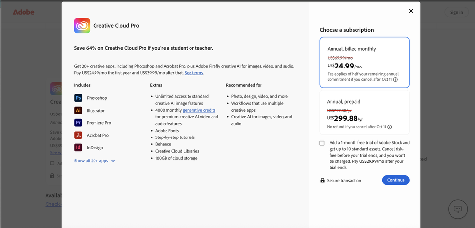 Adobe student discount: save 64% or more on a Creative Cloud Pro ...