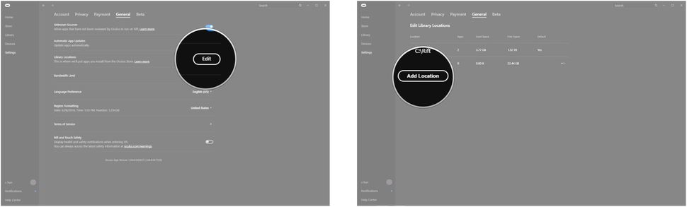 How to save Oculus Rift apps in different locations on your PC ...