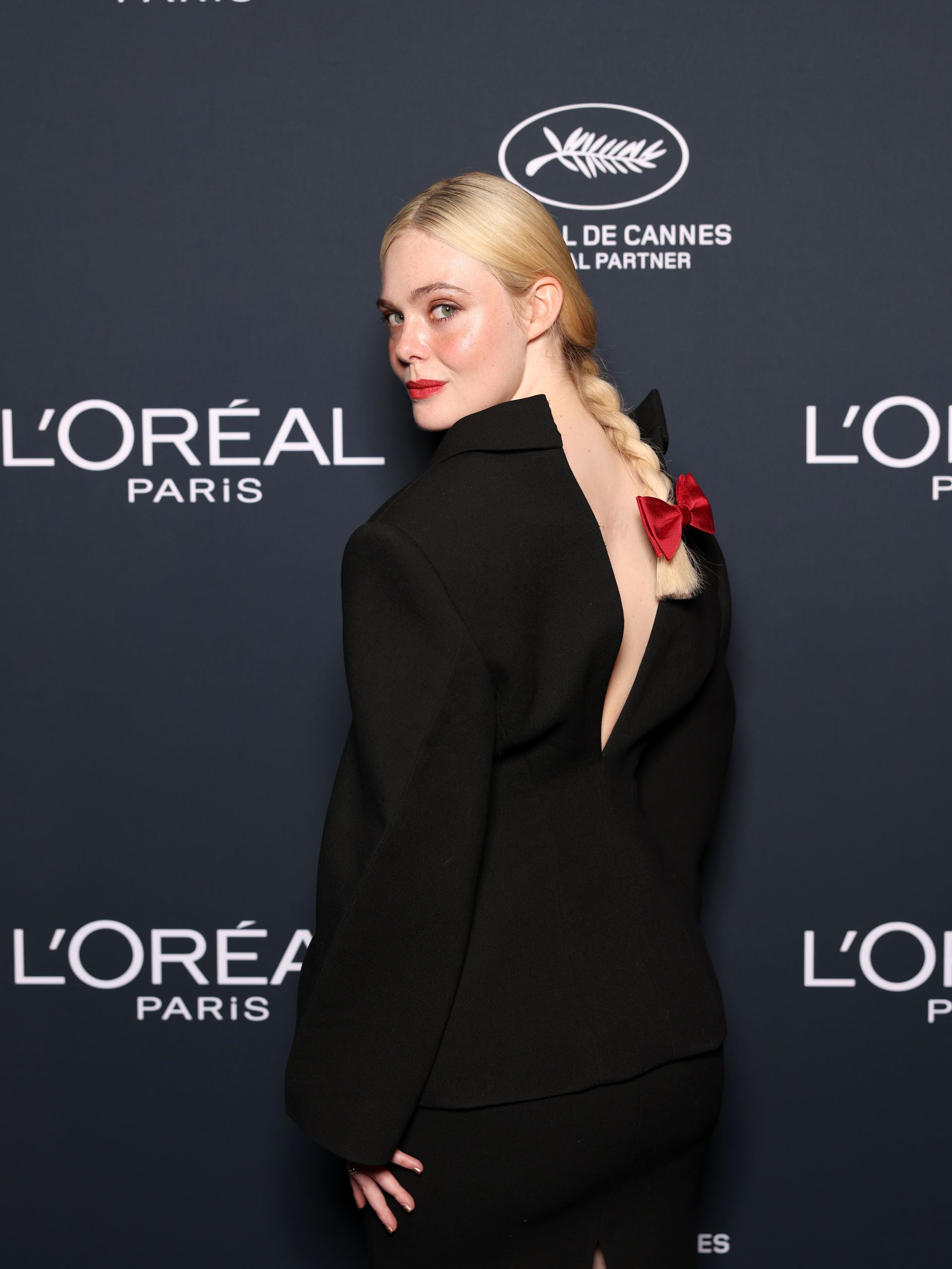 Elle Fanning Shows Off Givenchy Suit's Hidden Back Detail at Cannes ...