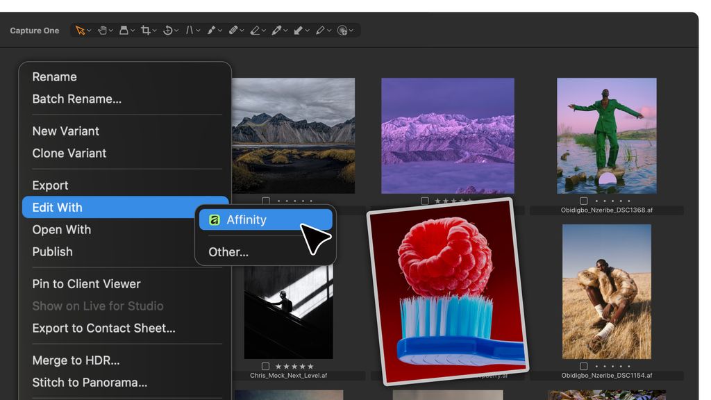 Affinity photo editor gets “seamless” Capture One and DaVinci Resolve ...