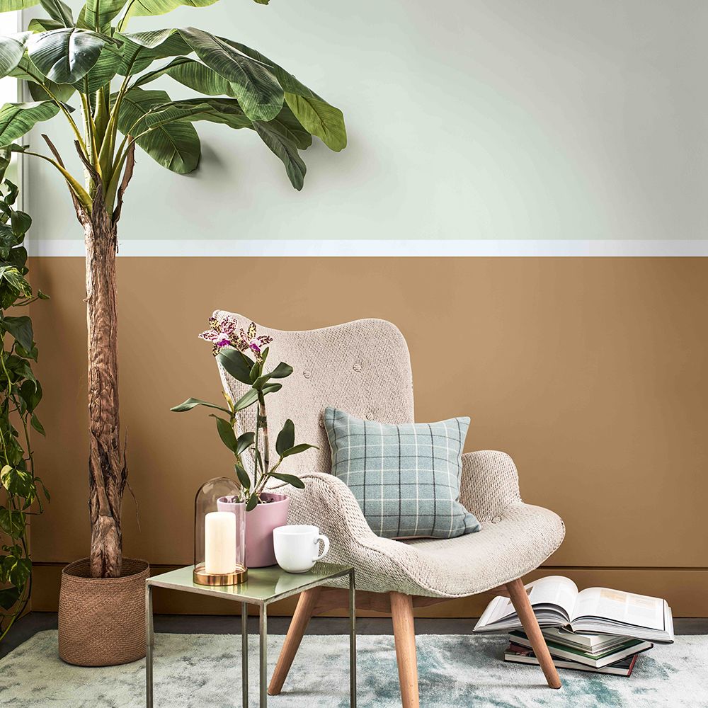 How to paint a two-tone wall – follow these easy steps | Ideal Home