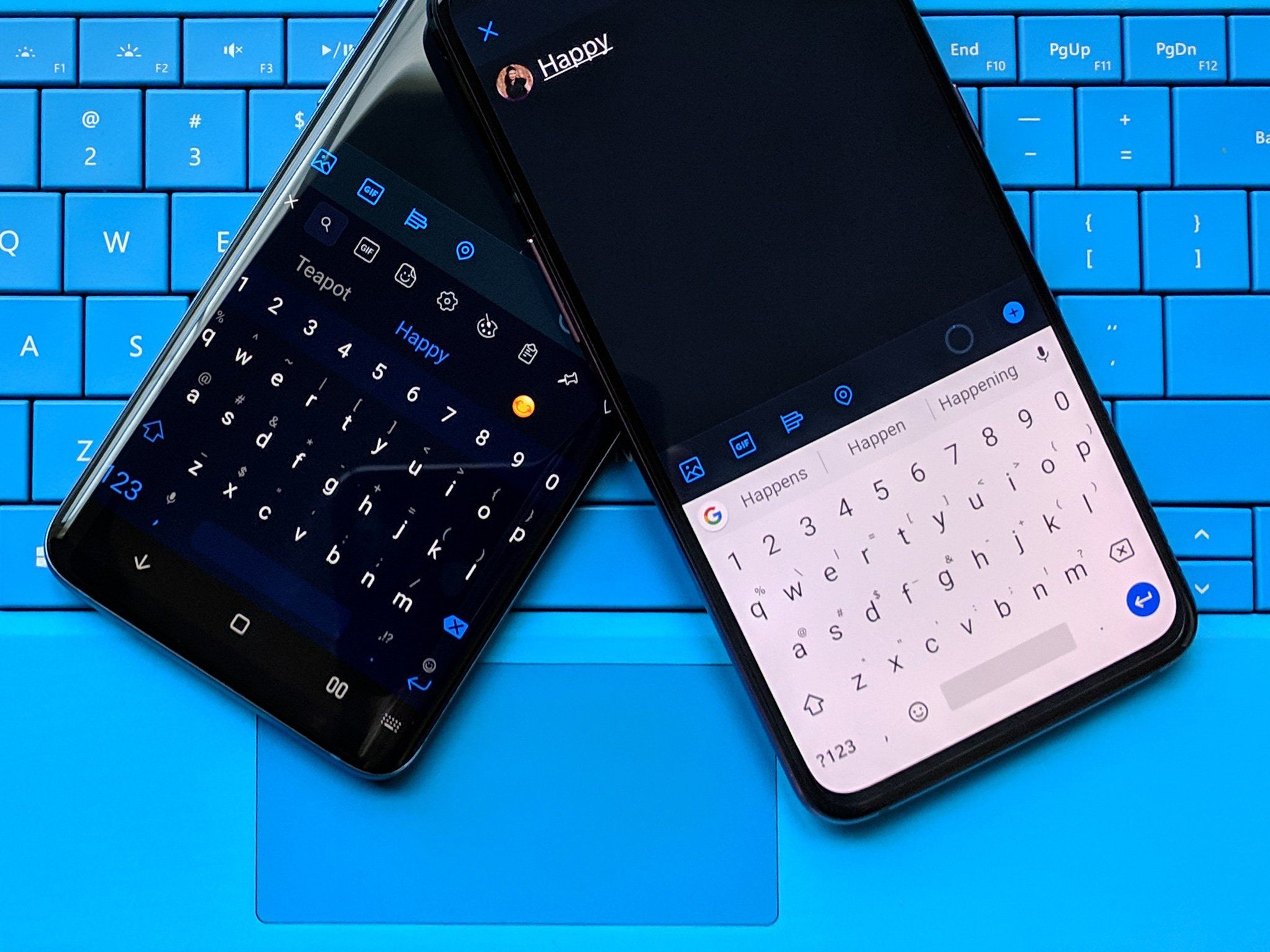 Gboard Vs Microsoft Swiftkey Which Android Keyboard Should You Use Android Central