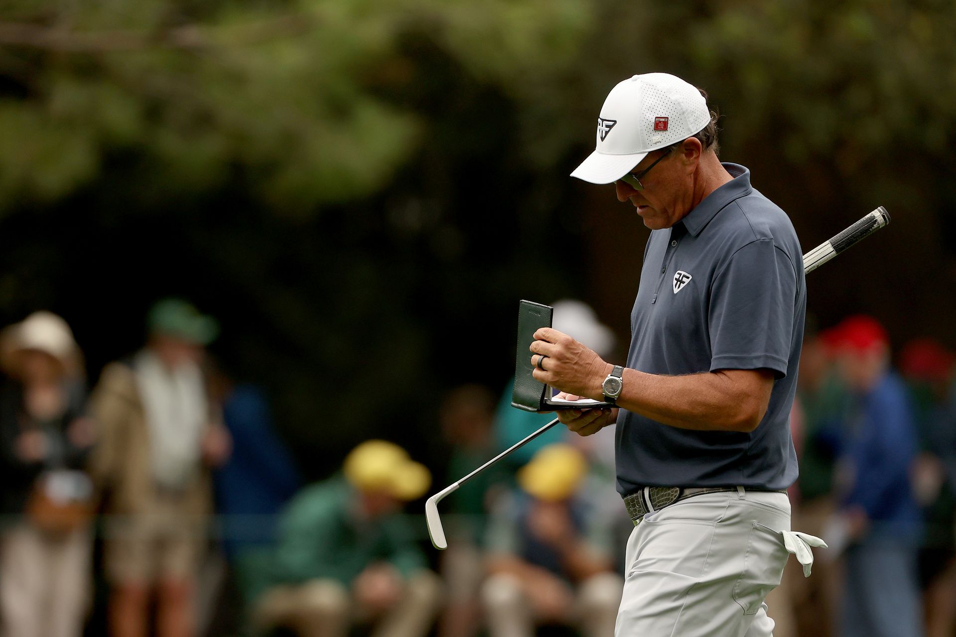 Phil Mickelson Spotted Using Putter On The Range At Augusta National ...