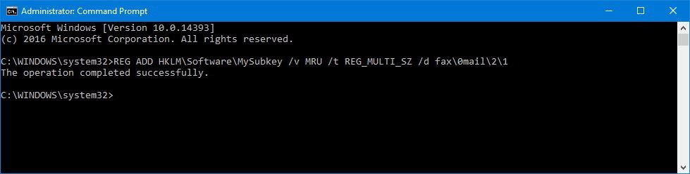 How to edit the Registry using Command Prompt on Windows 10 | Windows ...
