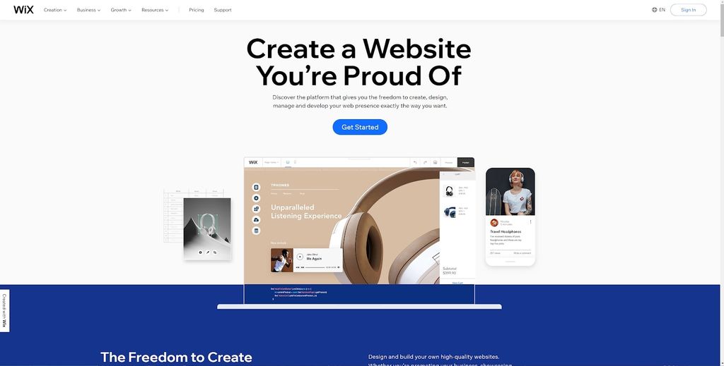 The best free website builders | Creative Bloq