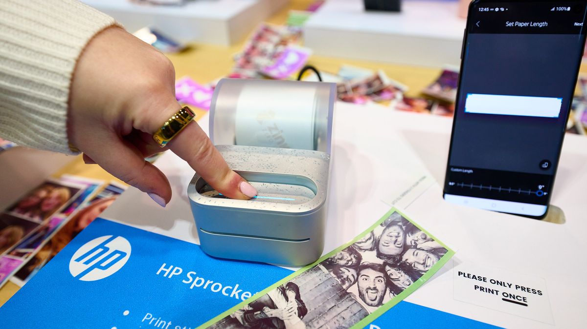 Print different-sized stickers for your locker with the HP Sprocket ...