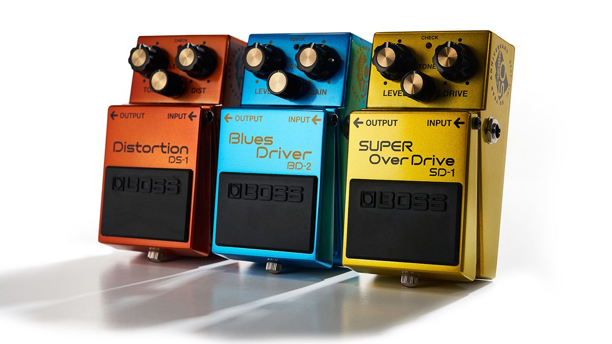 Boss celebrates its classic pedals with metallic finish 50th ...