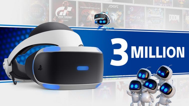 Sony Has Sold 3,000,000 PlayStation VR Consoles | Tom's Hardware