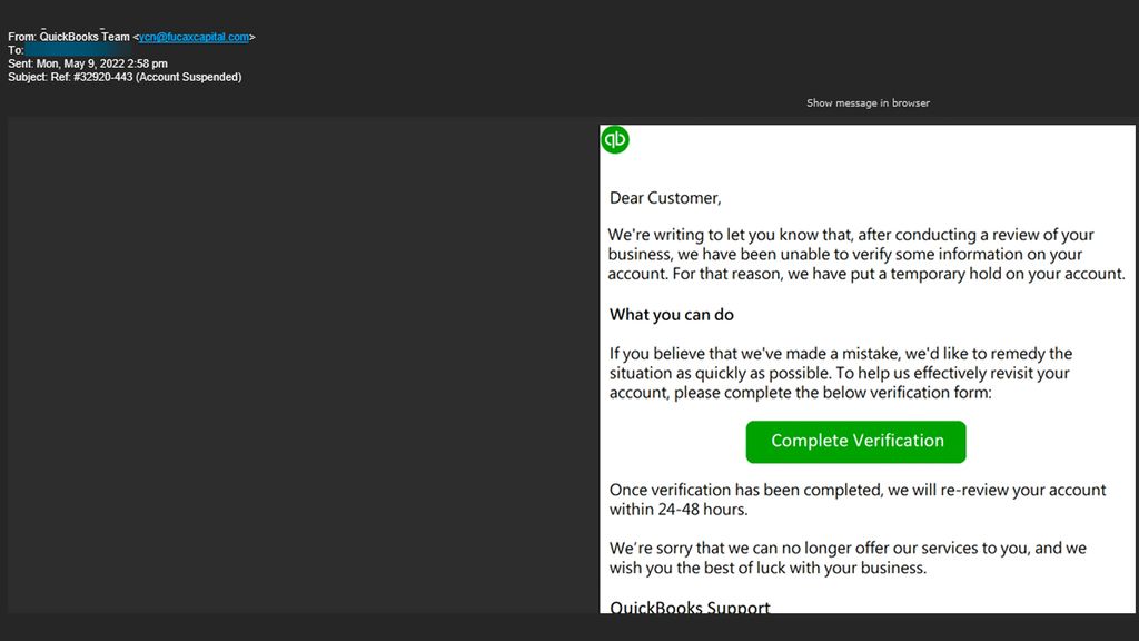 Intuit issues yet another phishing warning to QuickBooks customers | IT Pro