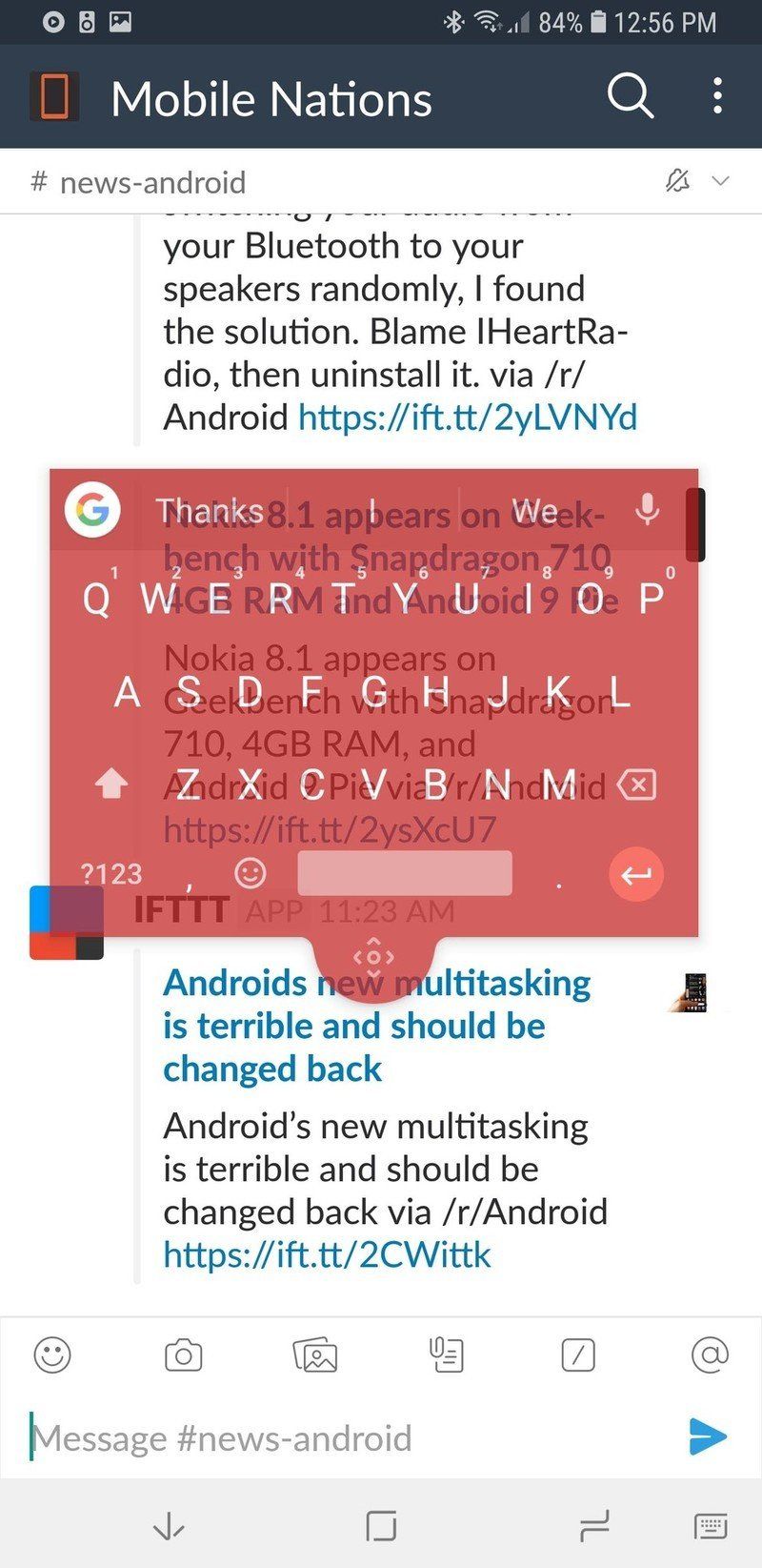 Gboard brings floating, transparent keyboard to beta | Android Central