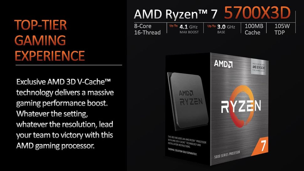 AMD launches $249 Ryzen 7 5700X3D with game-boosting 3D V-Cache tech ...