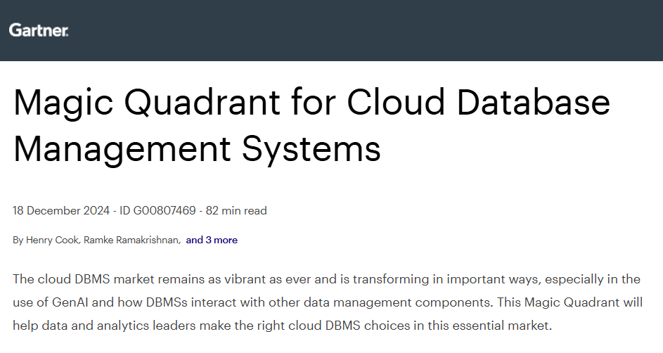 IBM has been named a Leader in the 2024 Gartner® Magic Quadrant™ for ...