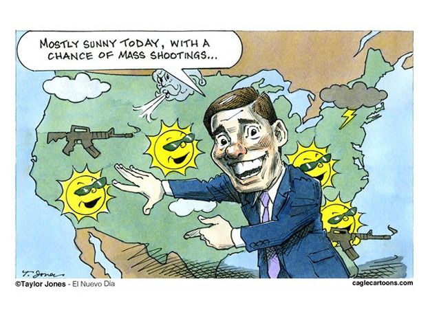Editorial cartoon school shooting | The Week