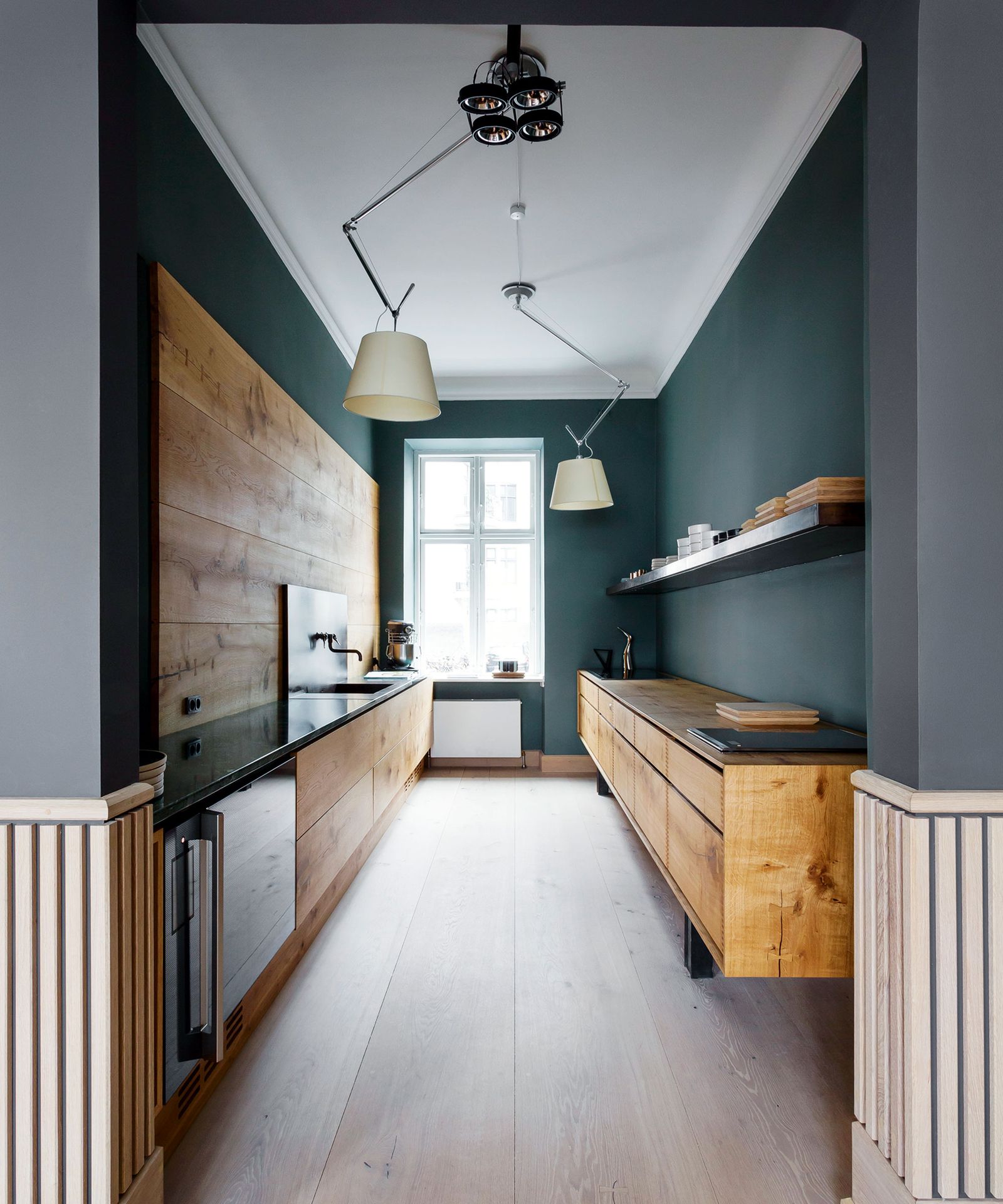 Narrow kitchen ideas: 10 ways to maximize space and interest | Homes ...