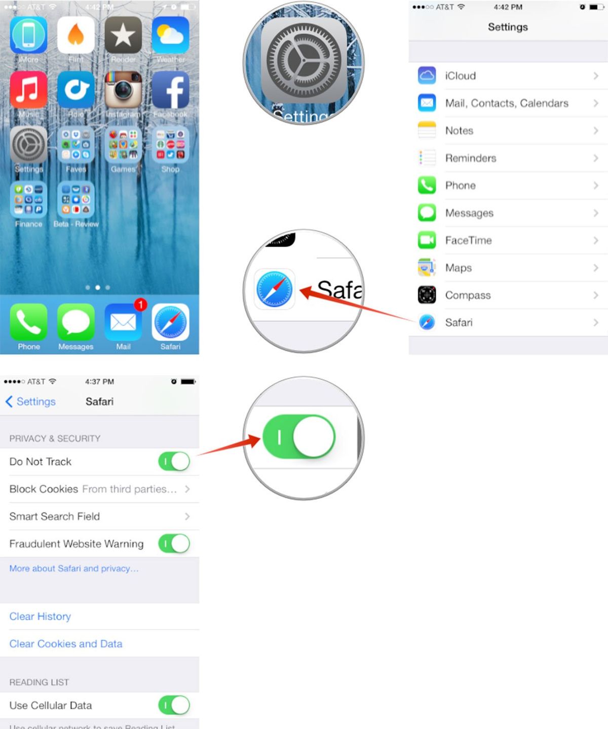 How to block cookies and stop websites from tracking you in iOS 7 ...