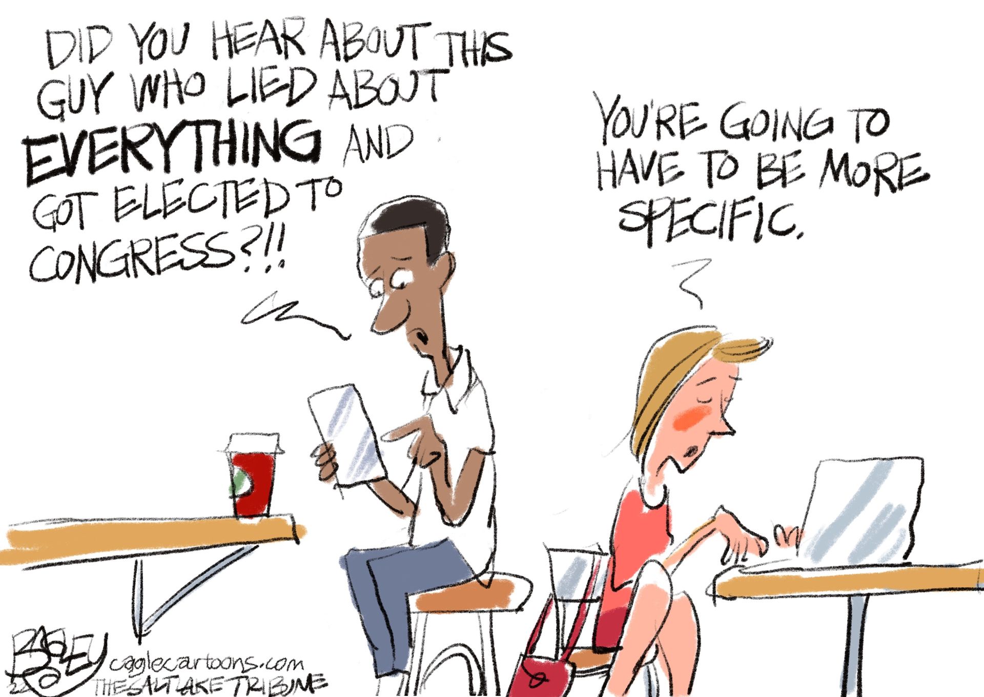 7 scathingly funny cartoons about George Santos' lies | The Week