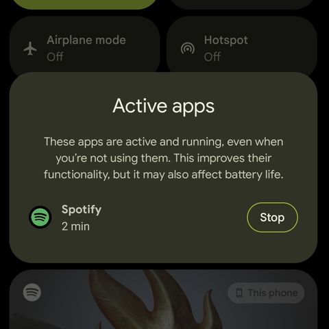How to see which apps are running from Quick Settings in Android 13 ...