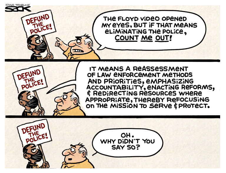 7 cartoons about defunding the police | The Week