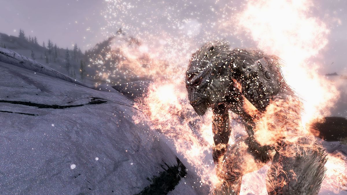 Burn Skyrim to the ground with this stunning, hyper-realistic fire mod ...