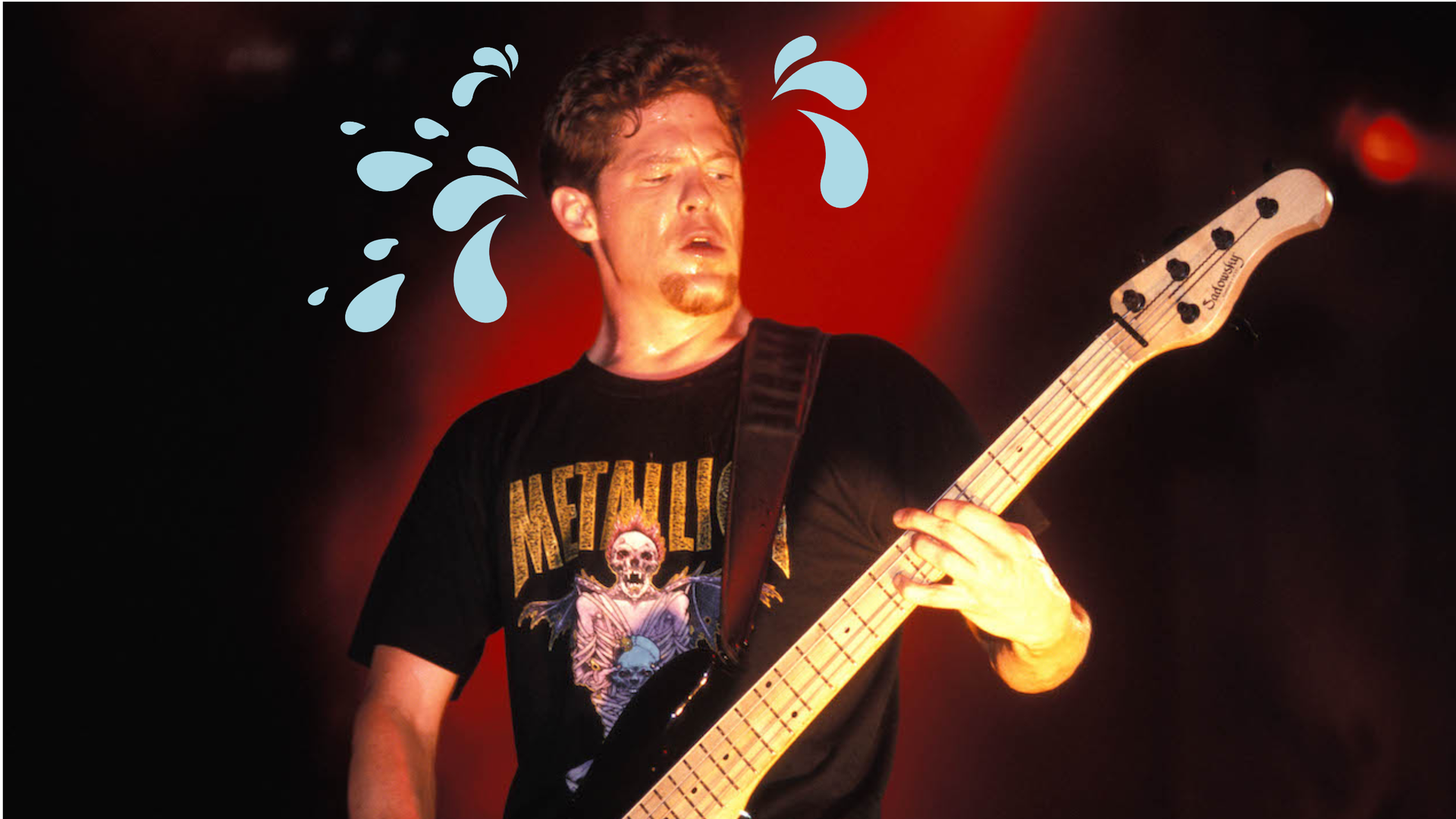 Jason Newsted's Metallica basses short-circuited from sweat | Guitar World
