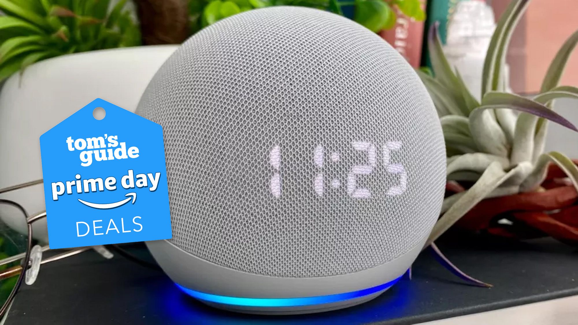 The Echo Dot with Clock is nearly 50% off now for Prime Day | Tom's Guide