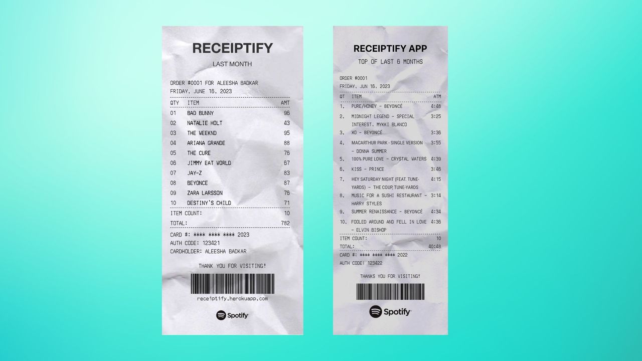 How to use Spotify Receiptify and find out your top tracks | My ...