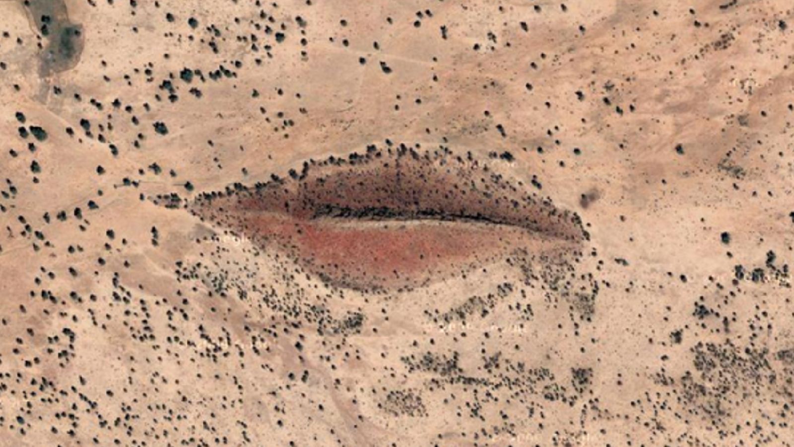 The mysterious hill in Sudan that looks like 'landlocked lips' — Earth ...