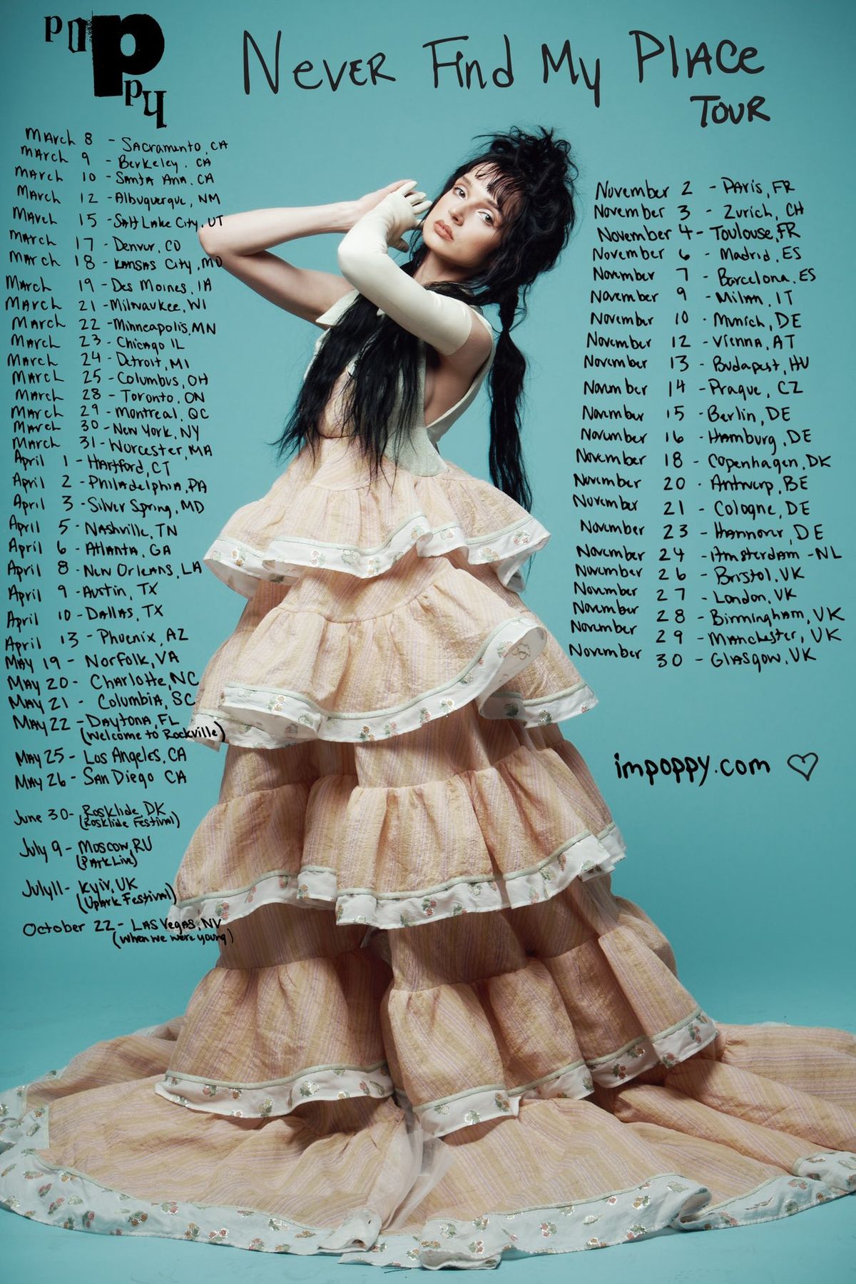 Poppy announces 2022 world tour | Louder