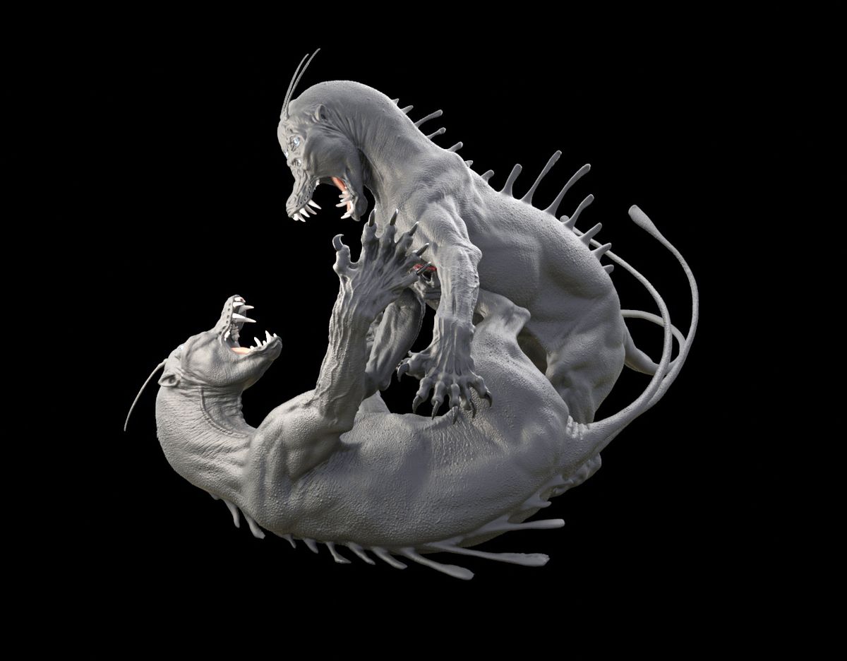 Sculpt a dynamic creature pose | Creative Bloq