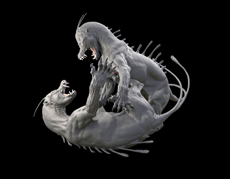 Sculpt a dynamic creature pose | Creative Bloq