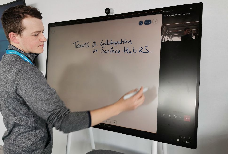 Microsoft Surface Hub 2S lets you take your meeting for a walk round ...