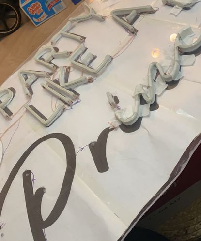 How to make a neon sign: 5-step DIY with rope | Real Homes